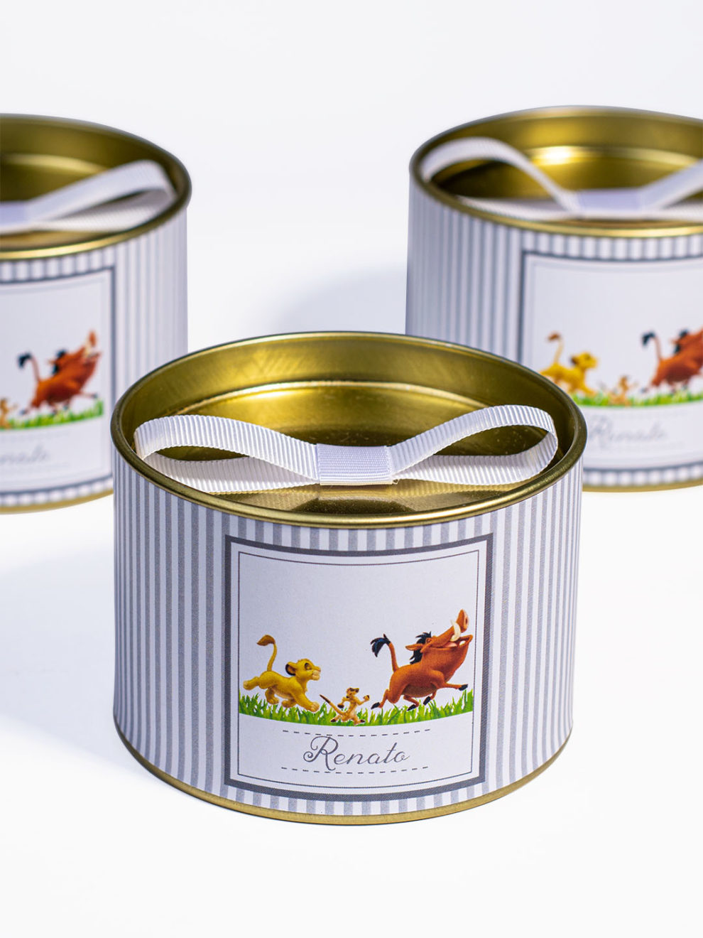 Lata Personalizada com Chá | Lembrancinha personalzada